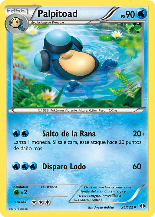 Palpitoad (TURBOlímite TCG) - WikiDex, la enciclopedia Pokémon