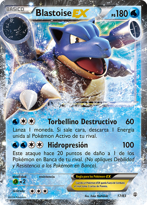 Blastoise-EX (Generaciones TCG) - WikiDex, la enciclopedia Pokémon