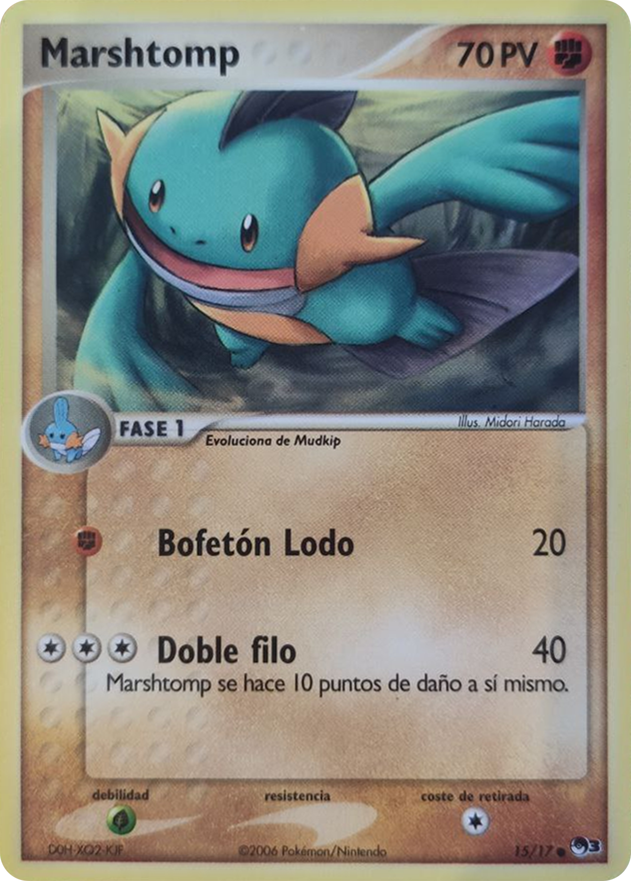 Marshtomp (POP Series 3 TCG) - WikiDex, la enciclopedia Pokémon