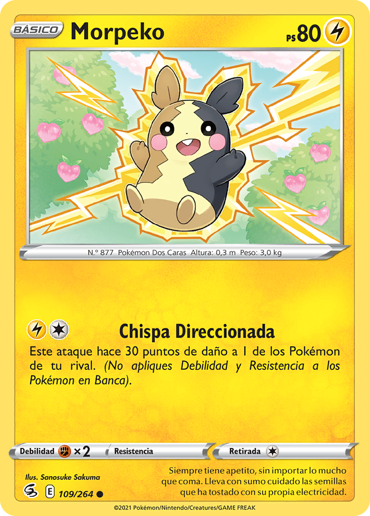 Morpeko (Golpe Fusión 109 TCG) - WikiDex, la enciclopedia Pokémon