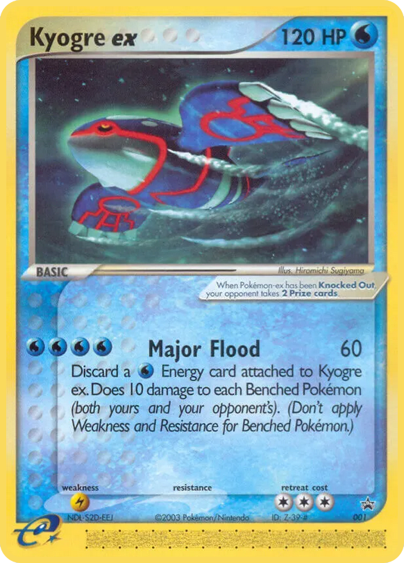 Kyogre-ex (Nintendo Promo 1 TCG) - WikiDex, la enciclopedia Pokémon