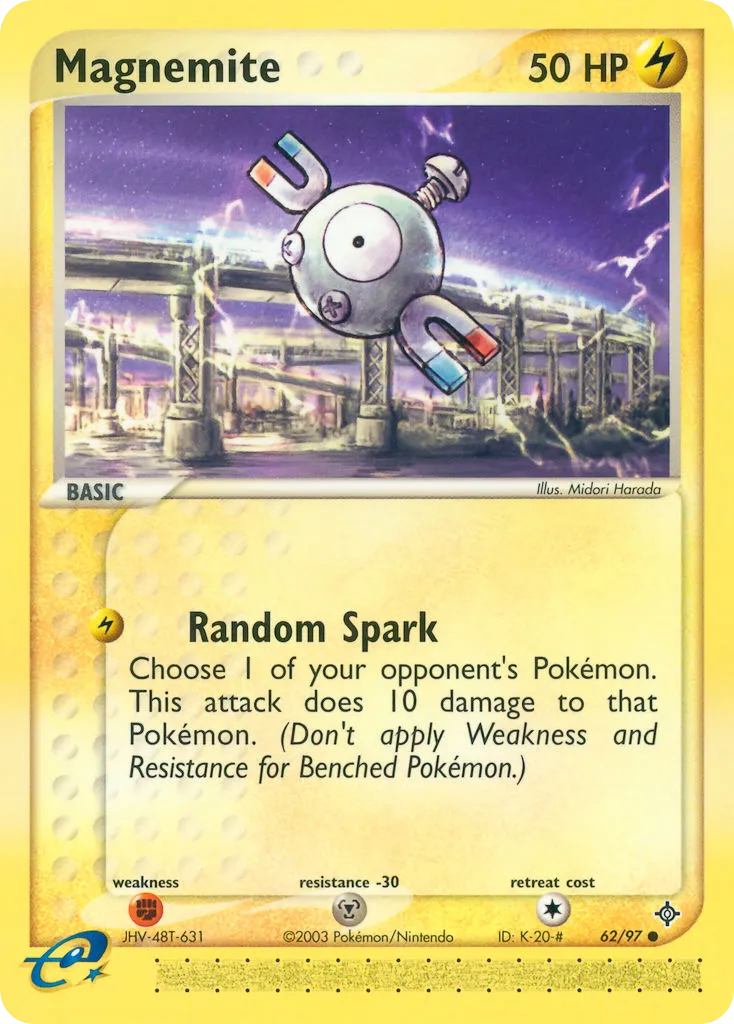 Magnemite (Dragon 62 TCG) - WikiDex, la enciclopedia Pokémon