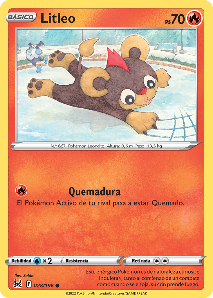 Litleo (Origen Perdido TCG) - WikiDex, la enciclopedia Pokémon