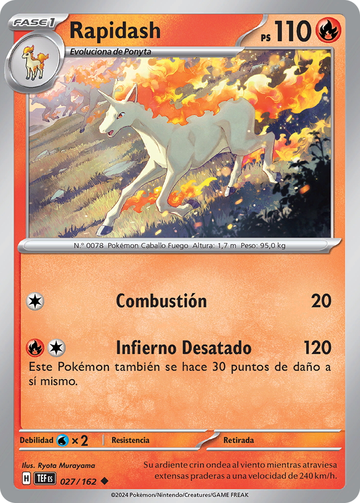 Rapidash (Fuerzas Temporales TCG) - WikiDex, la enciclopedia Pokémon