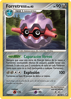 Forretress (Despertar de las Leyendas TCG) - WikiDex, la enciclopedia ...