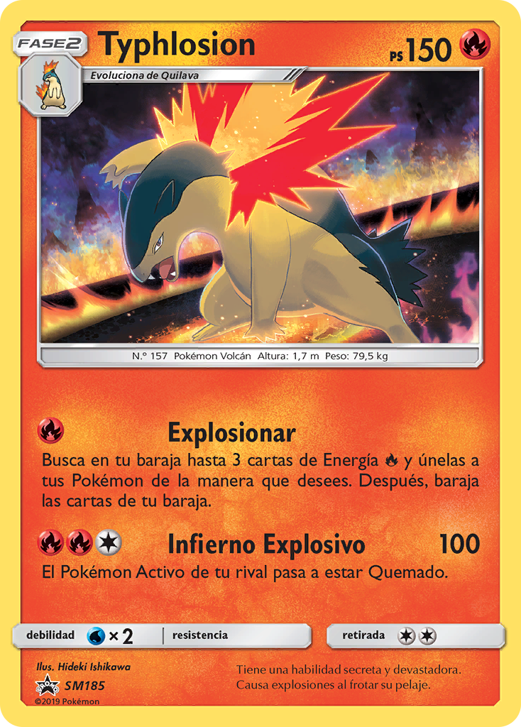 Typhlosion (SM Promo 185 TCG) - WikiDex, la enciclopedia Pokémon
