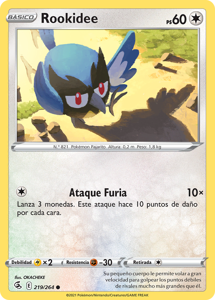 Rookidee (Golpe Fusión TCG) - WikiDex, la enciclopedia Pokémon