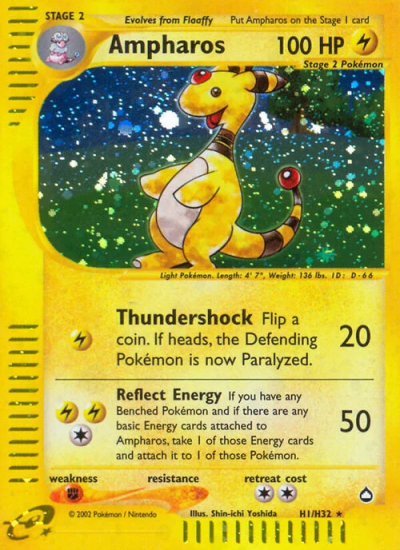 Ampharos (Aquapolis TCG) - WikiDex, la enciclopedia Pokémon
