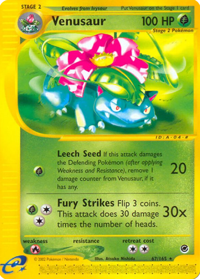 Venusaur (Expedition Base Set 67 TCG) - WikiDex, la enciclopedia Pokémon