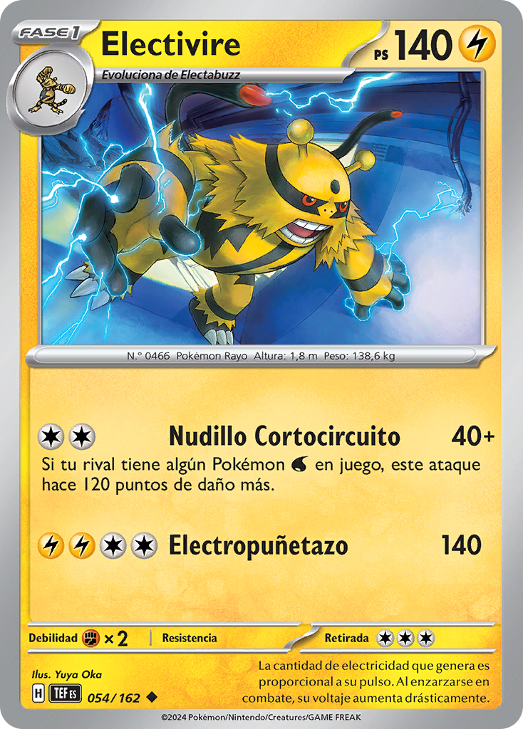 Electivire (Fuerzas Temporales TCG) - WikiDex, la enciclopedia Pokémon