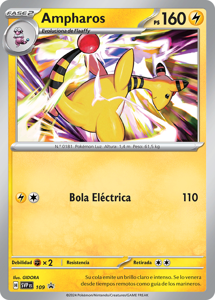 Ampharos (SV Promo 109 TCG) - WikiDex, la enciclopedia Pokémon