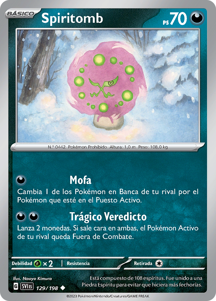 Spiritomb (Escarlata y Púrpura TCG) - WikiDex, la enciclopedia Pokémon