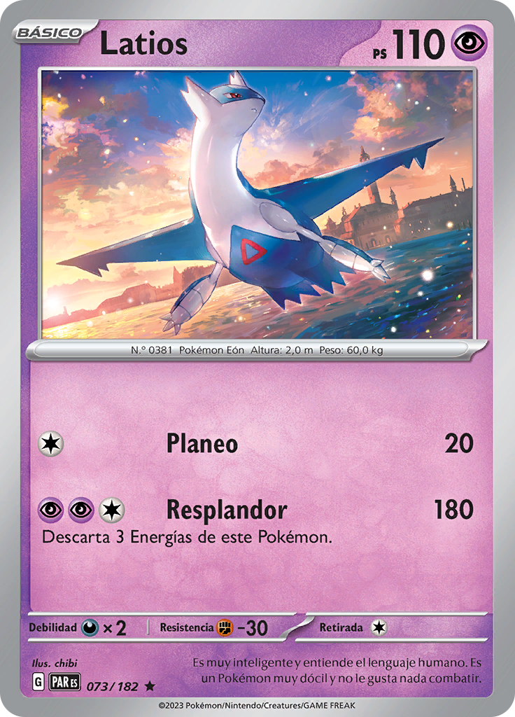 Latios (Brecha Paradójica TCG) - WikiDex, la enciclopedia Pokémon