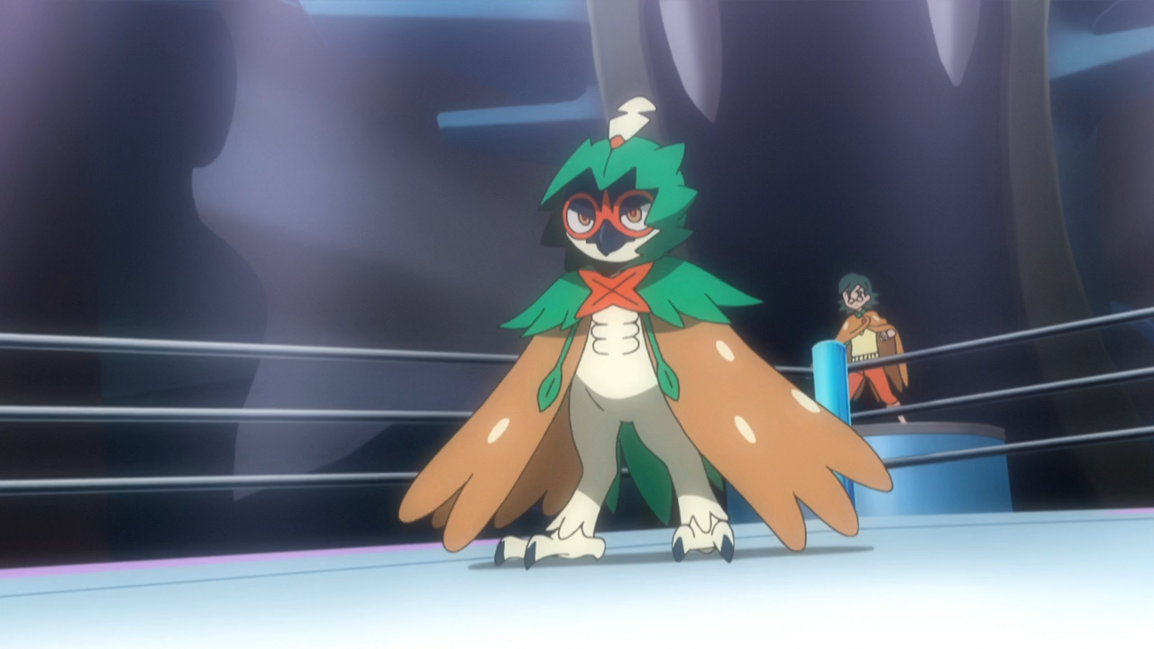 Archivo:EP1006 Decidueye 3.png - WikiDex, la enciclopedia Pokémon