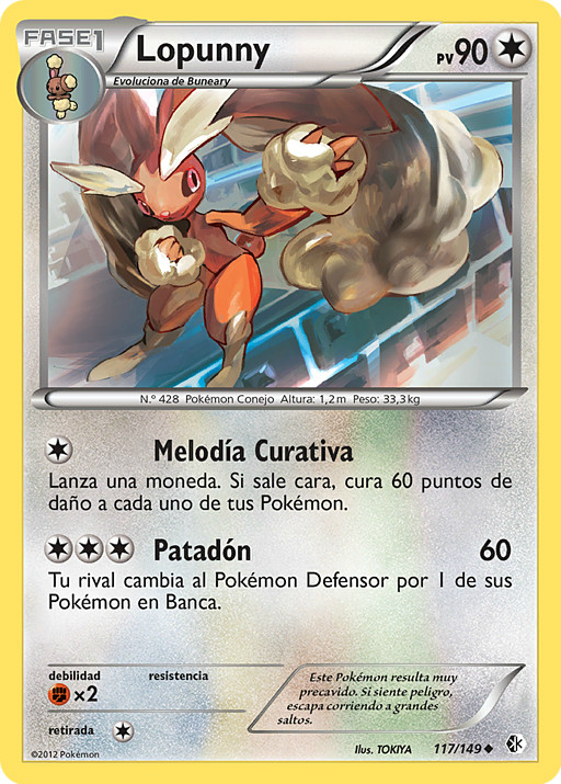 Lopunny (Fronteras Cruzadas TCG) - WikiDex, la enciclopedia Pokémon