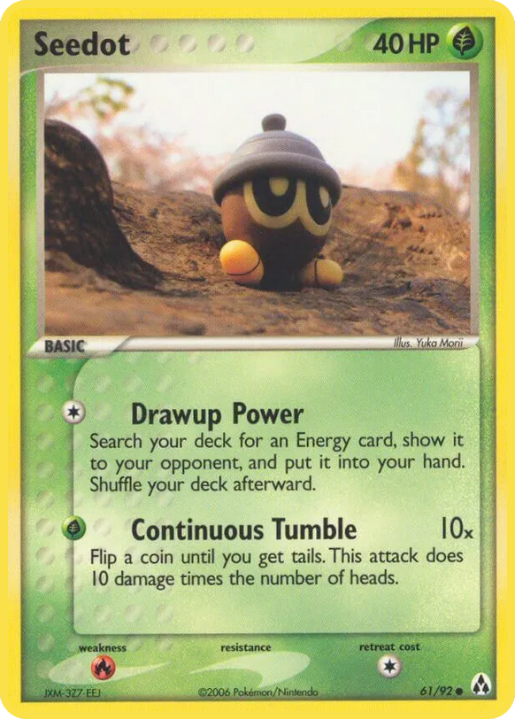 Seedot (Legend Maker TCG) - WikiDex, la enciclopedia Pokémon