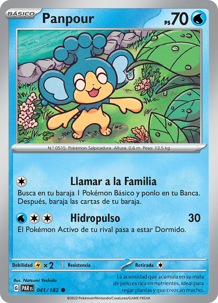 Panpour (Brecha Paradójica TCG) - WikiDex, la enciclopedia Pokémon