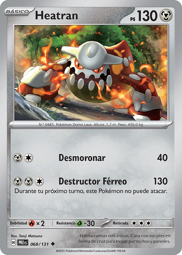 Heatran (Evoluciones Prismáticas TCG) - WikiDex, la enciclopedia Pokémon