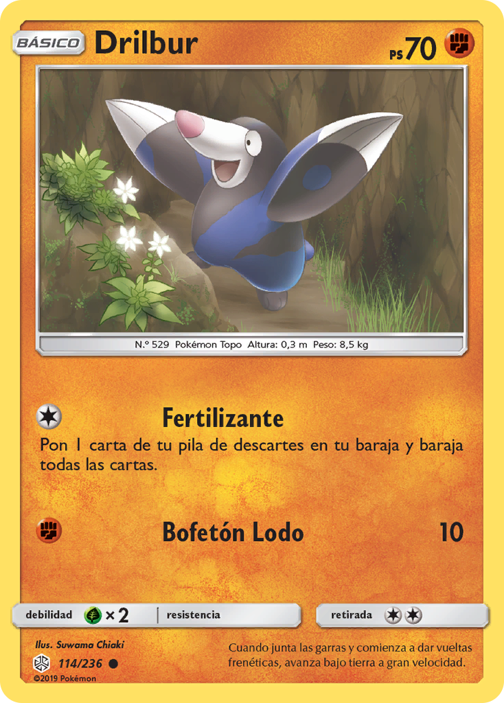 Drilbur (Eclipse Cósmico TCG) - WikiDex, la enciclopedia Pokémon