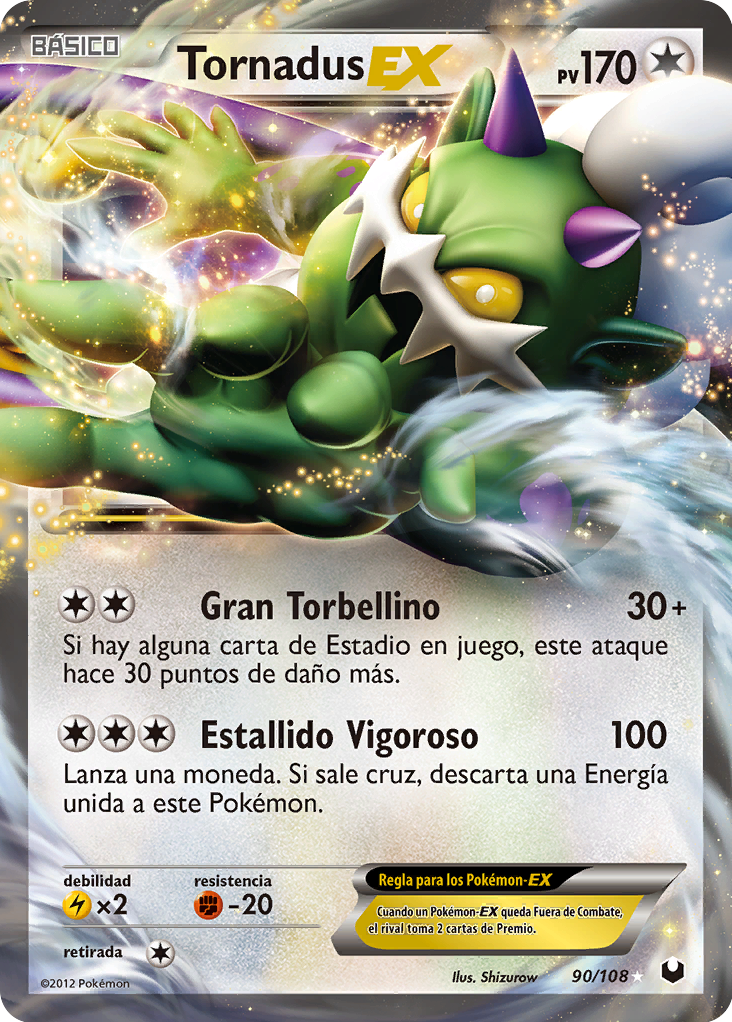 Tornadus-EX (Oscuros Exploradores TCG) - WikiDex, la enciclopedia Pokémon