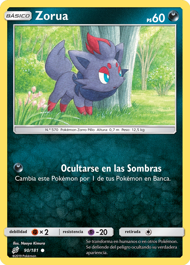 Zorua (Unión de Aliados TCG) - WikiDex, la enciclopedia Pokémon