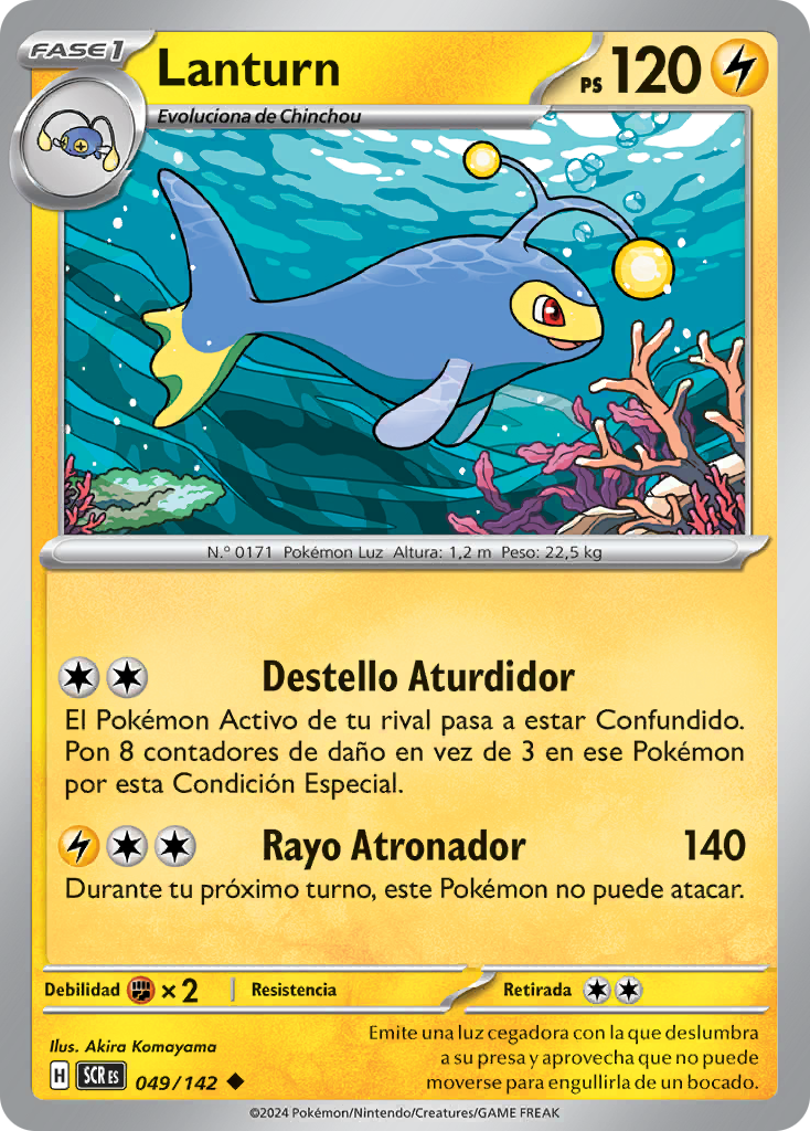 Lanturn (Corona Astral TCG) - WikiDex, la enciclopedia Pokémon