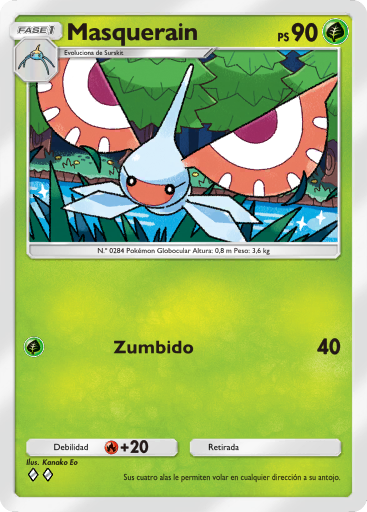 Masquerain (Guardianes Celestiales TCG Pocket) - WikiDex, la ...