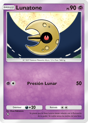 Lunatone (Guardianes Celestiales TCG Pocket) - WikiDex, la enciclopedia ...