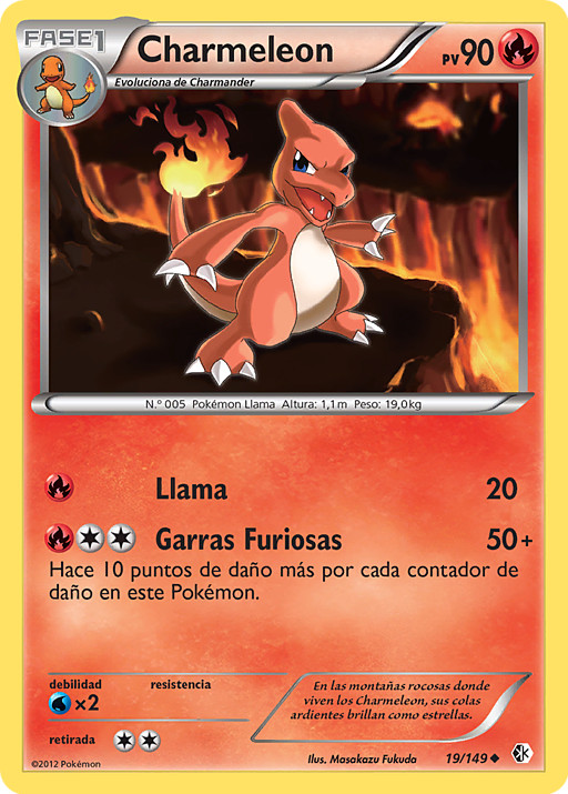 Charmeleon (Fronteras Cruzadas TCG) - WikiDex, la enciclopedia Pokémon