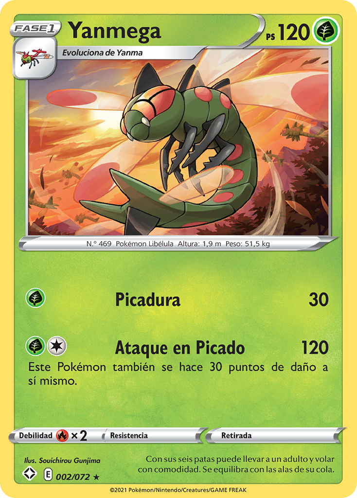 Yanmega (Destinos Brillantes TCG) - WikiDex, la enciclopedia Pokémon