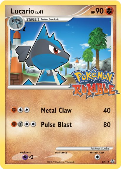 Lucario (Pokémon Rumble TCG) - WikiDex, la enciclopedia Pokémon