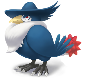 Archivo:Honchkrow DBPR (Ilustración).png - WikiDex, la enciclopedia Pokémon