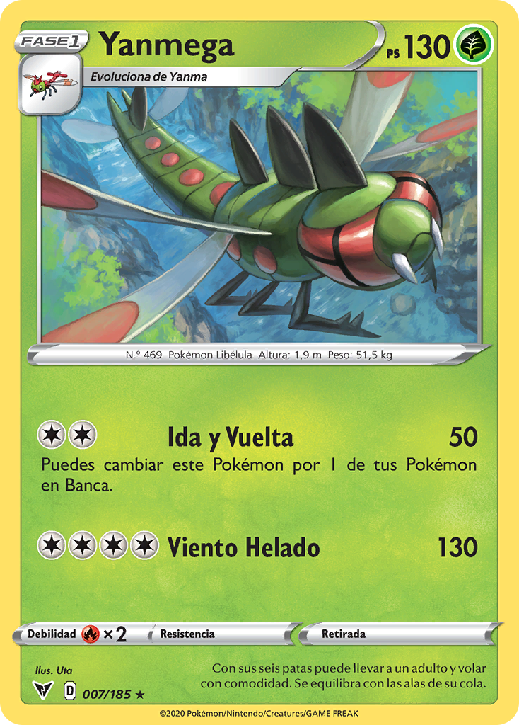 Yanmega (Voltaje Vívido TCG) - WikiDex, la enciclopedia Pokémon