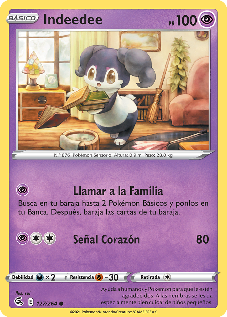 Indeedee (Golpe Fusión TCG) - WikiDex, la enciclopedia Pokémon