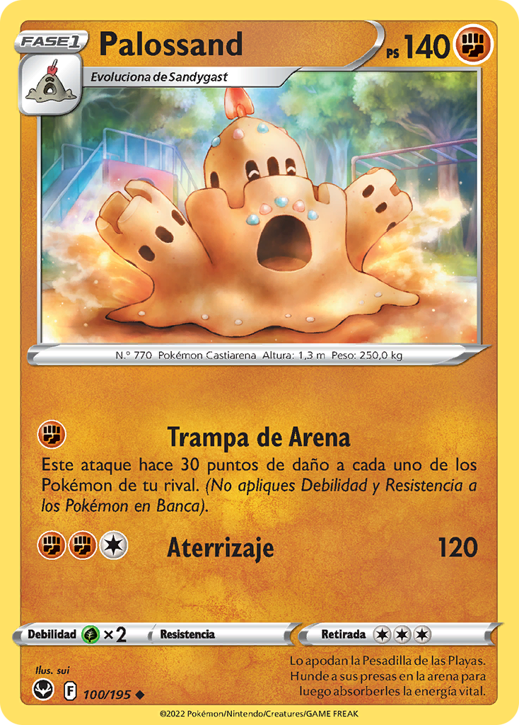 Palossand (Tempestad Plateada TCG) - WikiDex, la enciclopedia Pokémon