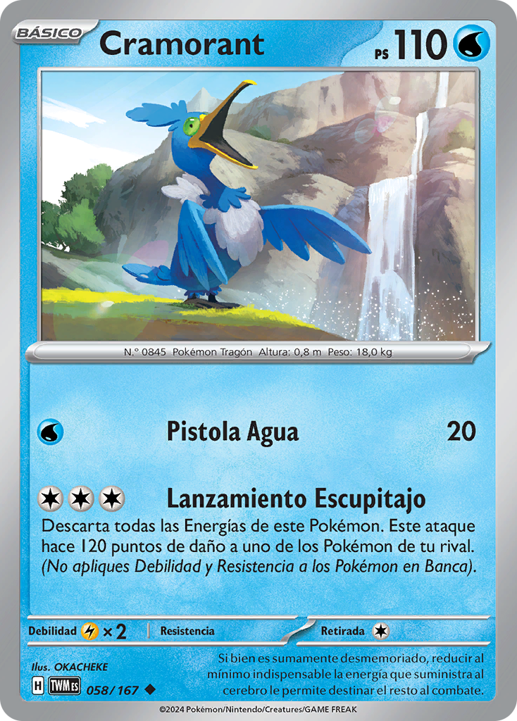 Cramorant (Mascarada Crepuscular TCG) - WikiDex, la enciclopedia Pokémon