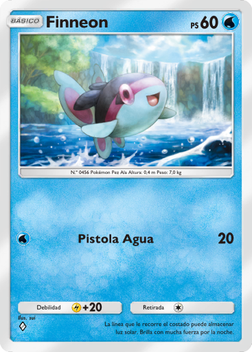 Finneon (La Isla Singular TCG Pocket) - WikiDex, la enciclopedia Pokémon