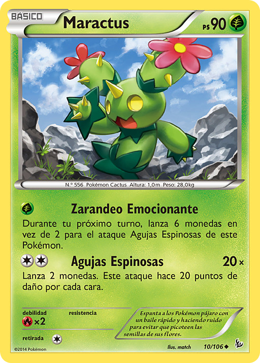 Maractus (Destellos de Fuego TCG) - WikiDex, la enciclopedia Pokémon