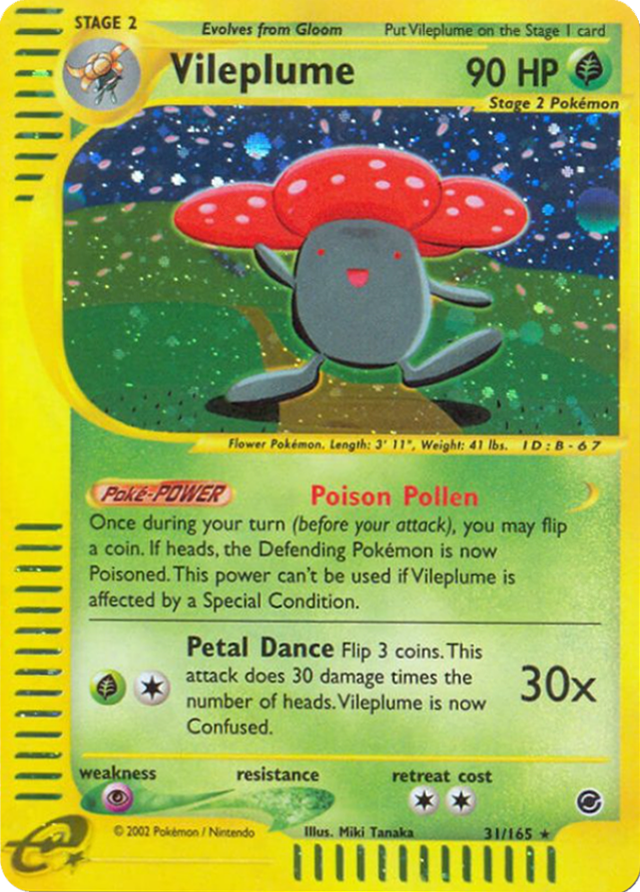 Vileplume (Expedition Base Set TCG) - WikiDex, la enciclopedia Pokémon