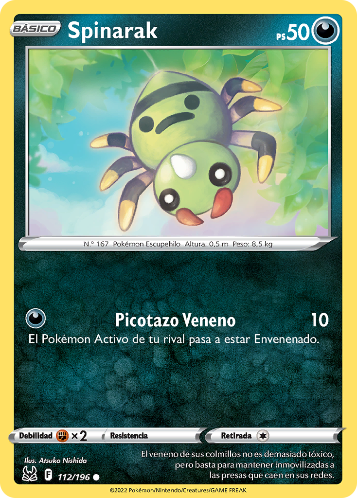 Spinarak (Origen Perdido TCG) - WikiDex, la enciclopedia Pokémon
