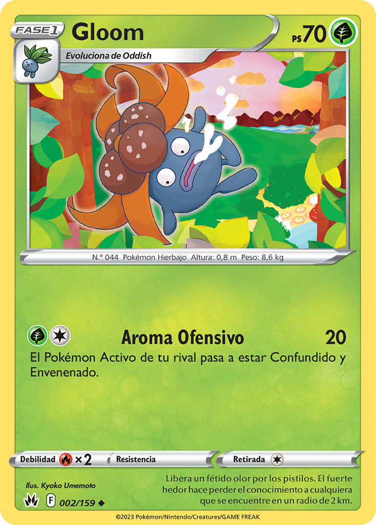 Gloom (Cenit Supremo TCG) - WikiDex, la enciclopedia Pokémon