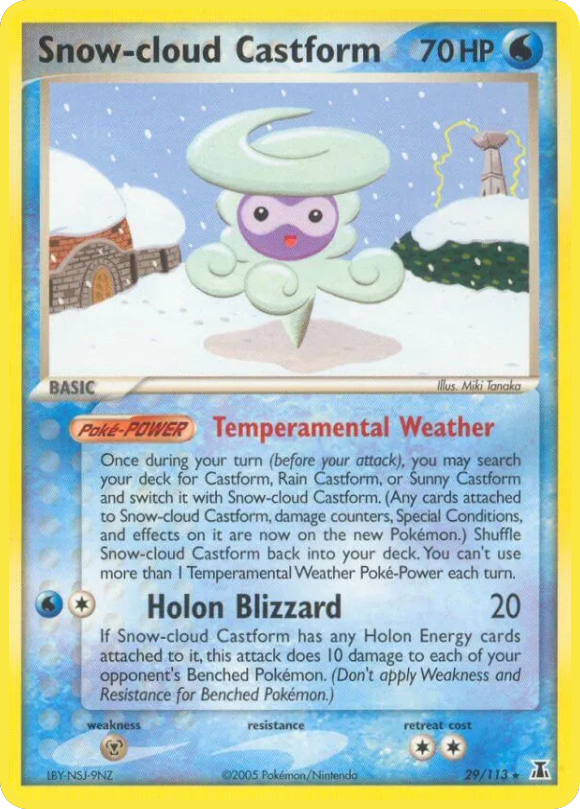 Snow-cloud Castform (Delta Species TCG) - WikiDex, la enciclopedia Pokémon