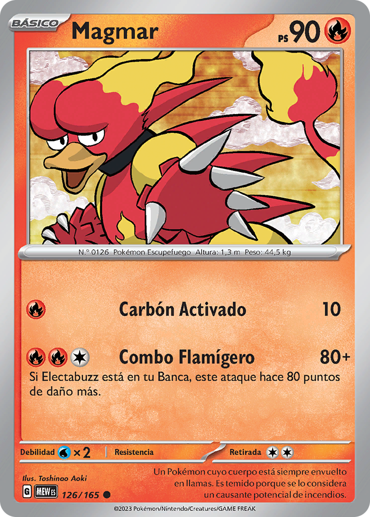 Magmar (151 TCG) - WikiDex, la enciclopedia Pokémon