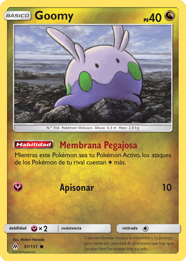 Goomy (Luz Prohibida 91 TCG) - WikiDex, la enciclopedia Pokémon