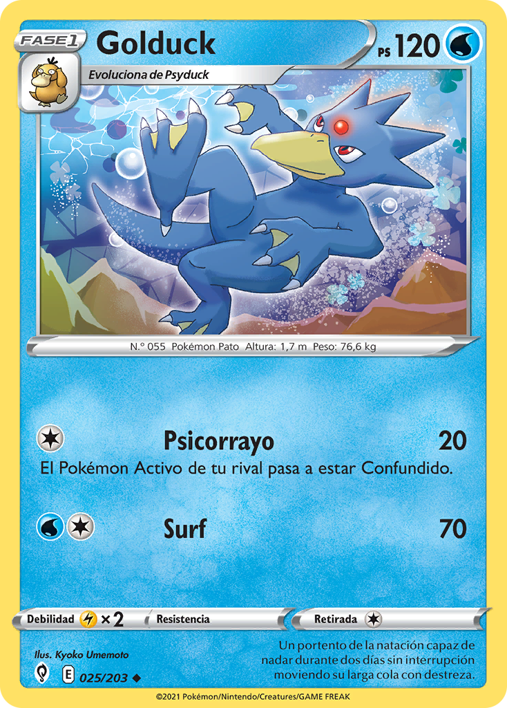Golduck (Cielos Evolutivos TCG) - WikiDex, la enciclopedia Pokémon