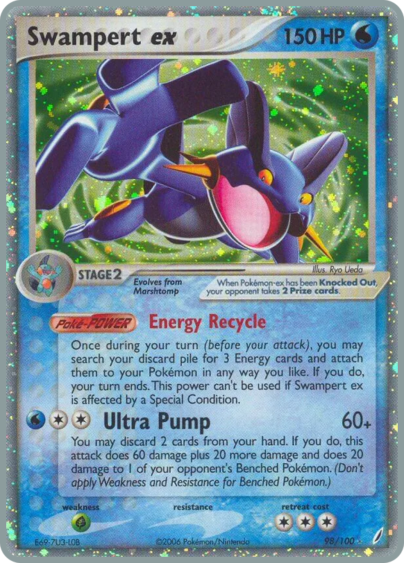 Swampert-ex (Crystal Guardians TCG) - WikiDex, la enciclopedia Pokémon