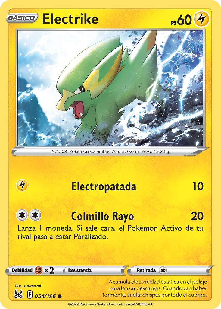 Electrike (Origen Perdido TCG) - WikiDex, la enciclopedia Pokémon
