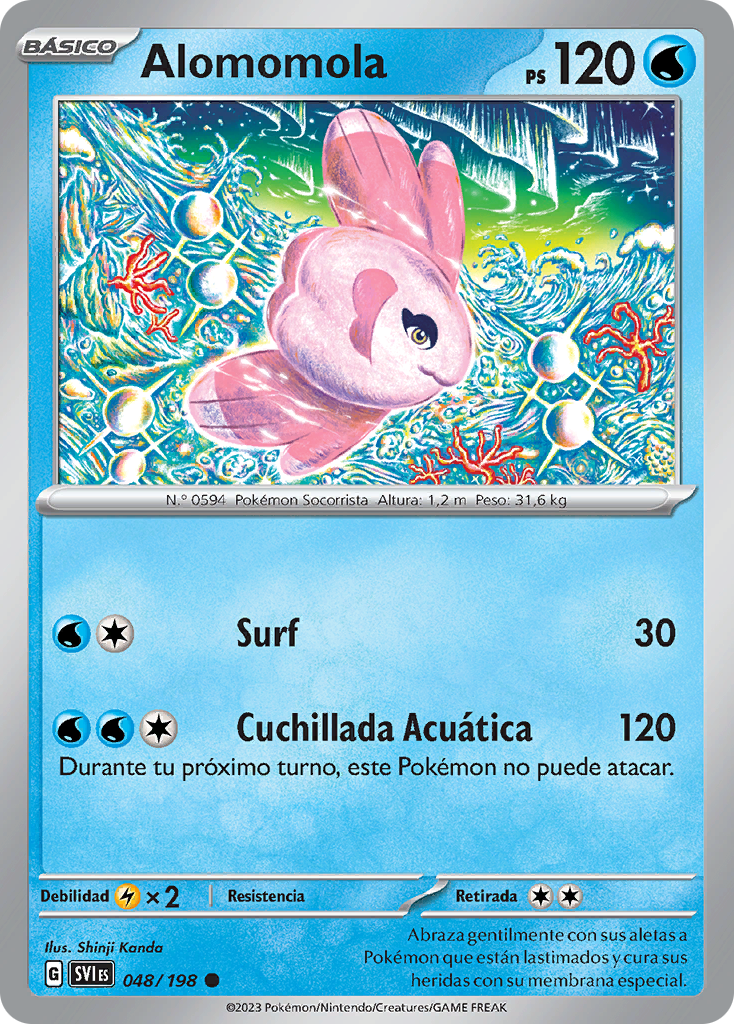 Alomomola (Escarlata y Púrpura TCG) - WikiDex, la enciclopedia Pokémon
