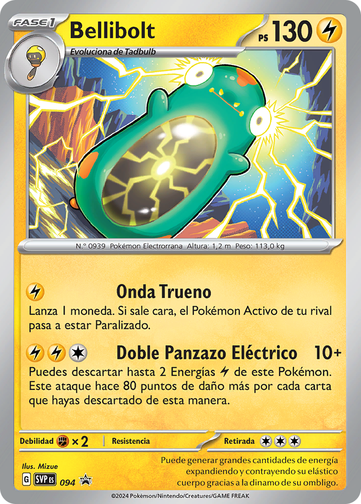 Bellibolt (SV Promo 94 TCG) - WikiDex, la enciclopedia Pokémon