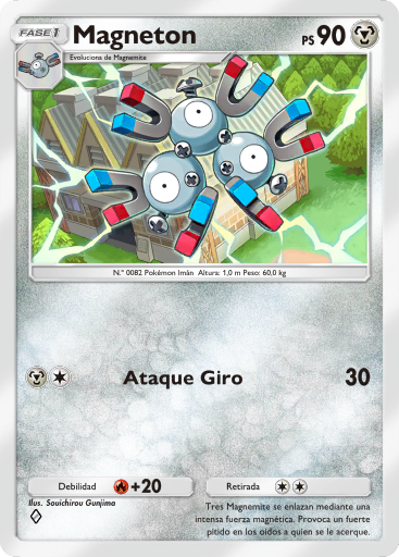 Magneton (Luz Triunfal TCG Pocket) - WikiDex, la enciclopedia Pokémon